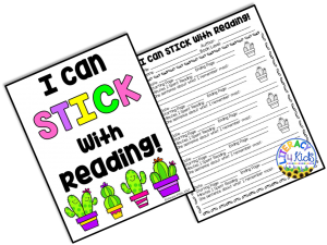Stick with Reading! - Literacy 4 Kids