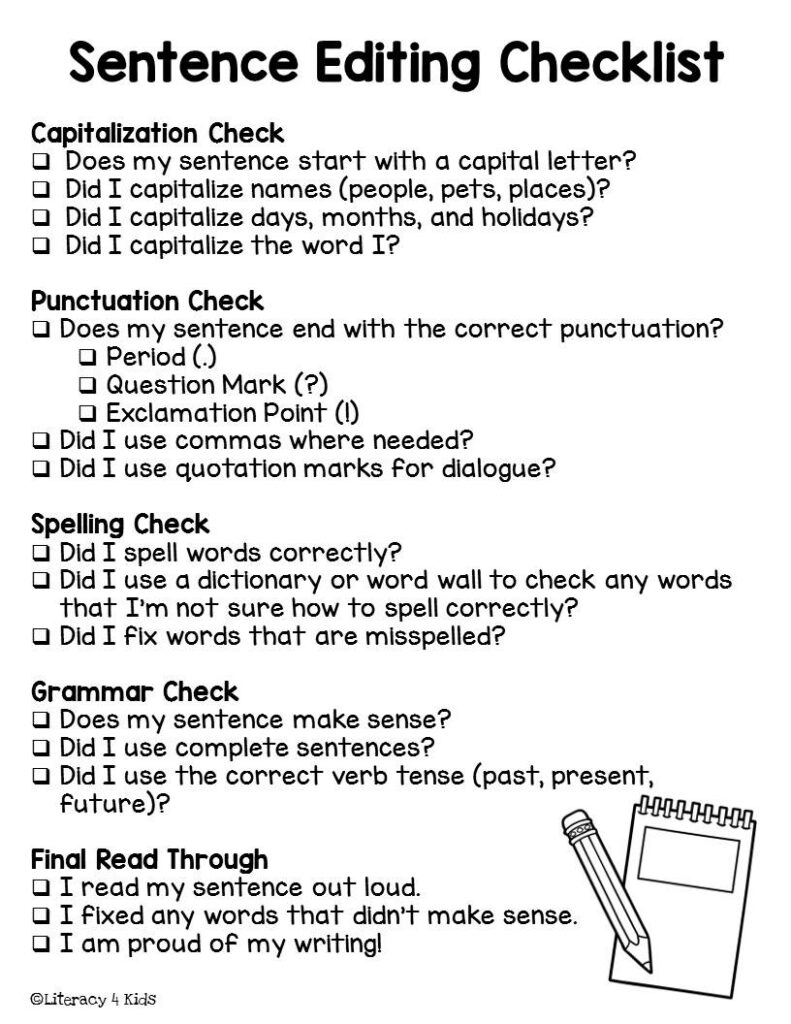 Sharpening Sentences: Fun and Simple Ways to Teach Editing Skills in ...